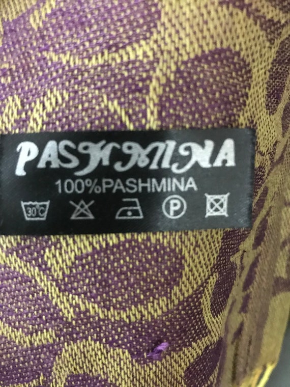 100% Pashmina Natural Fiber Scarf/Shawl - Gem