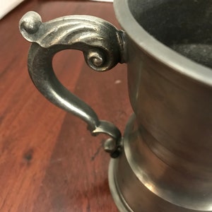 Antique William Wright Pewter Tankard - Etsy
