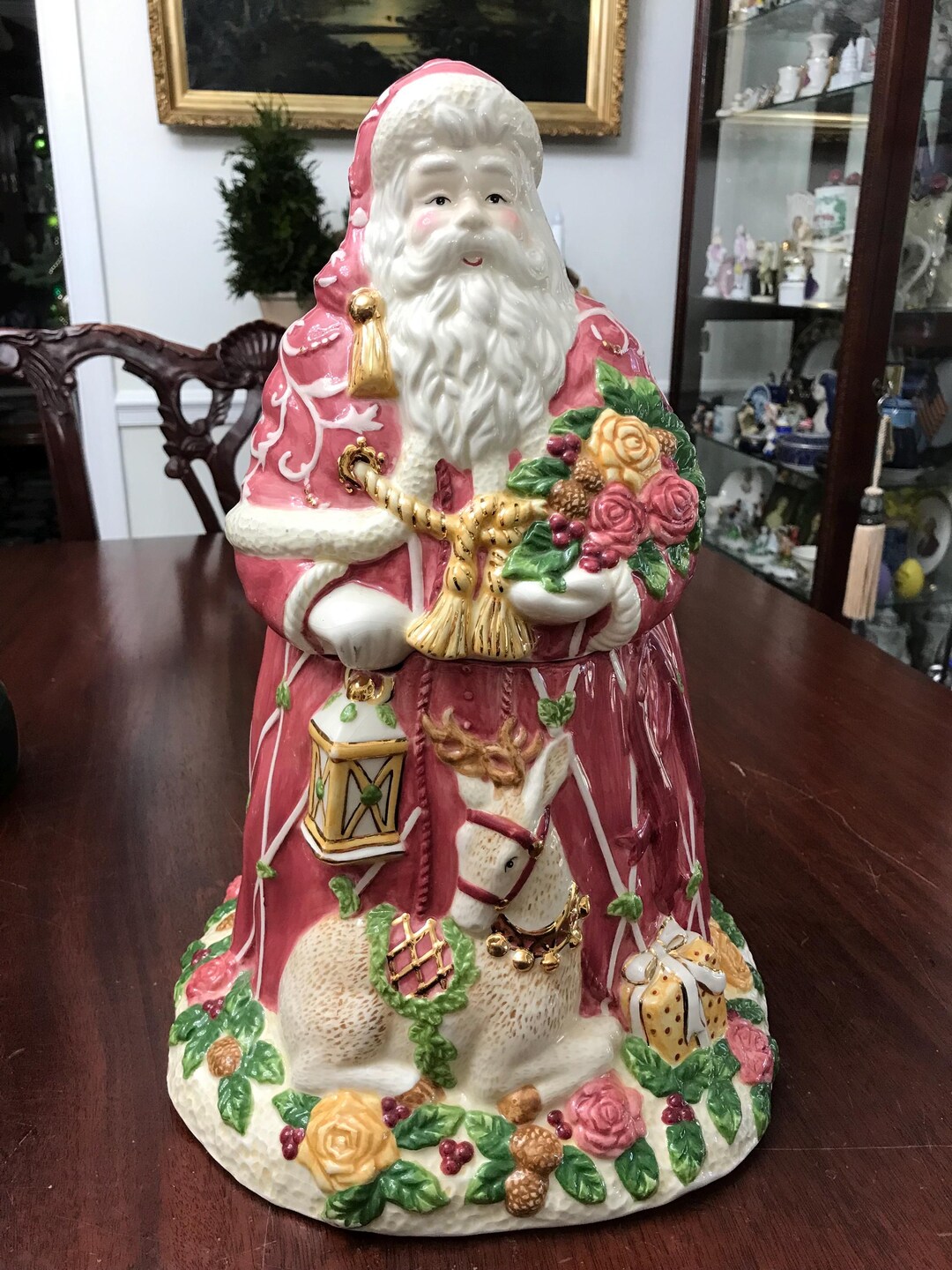 Royal Albert Santa Cookie Jar Old Country Roses NWT 2001 - Etsy