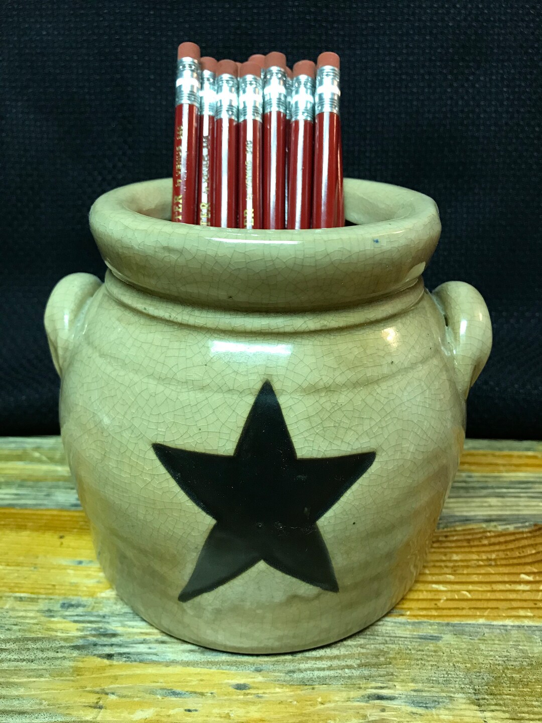 Star Crock Container - Etsy