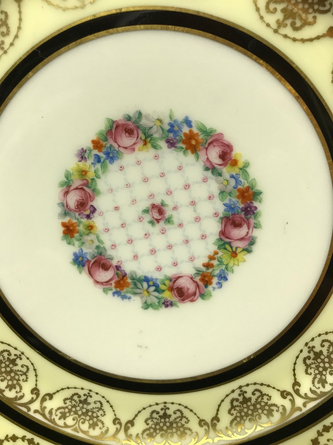 Vtg Edelstein Bavaria 11” Ornate Plate - Etsy