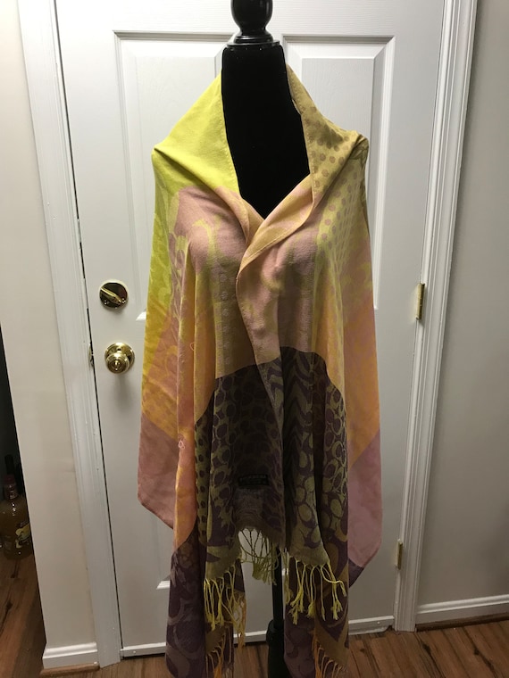 100% Pashmina Natural Fiber Scarf/Shawl - Gem