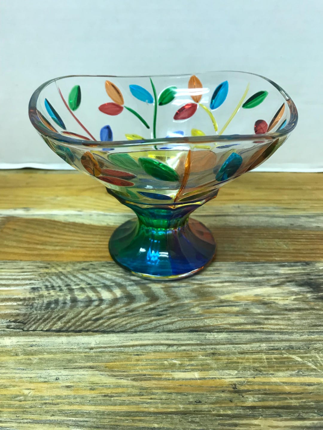 Due Zeta Murano Art Glass Bowl - Etsy