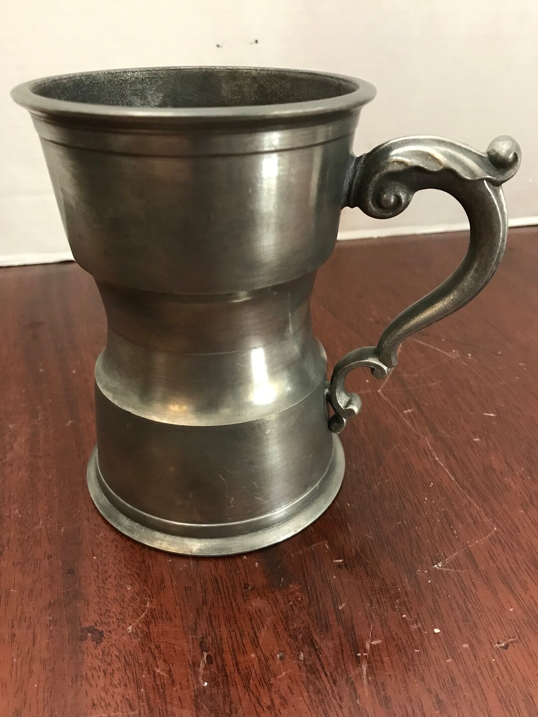Antique William Wright Pewter Tankard - Etsy