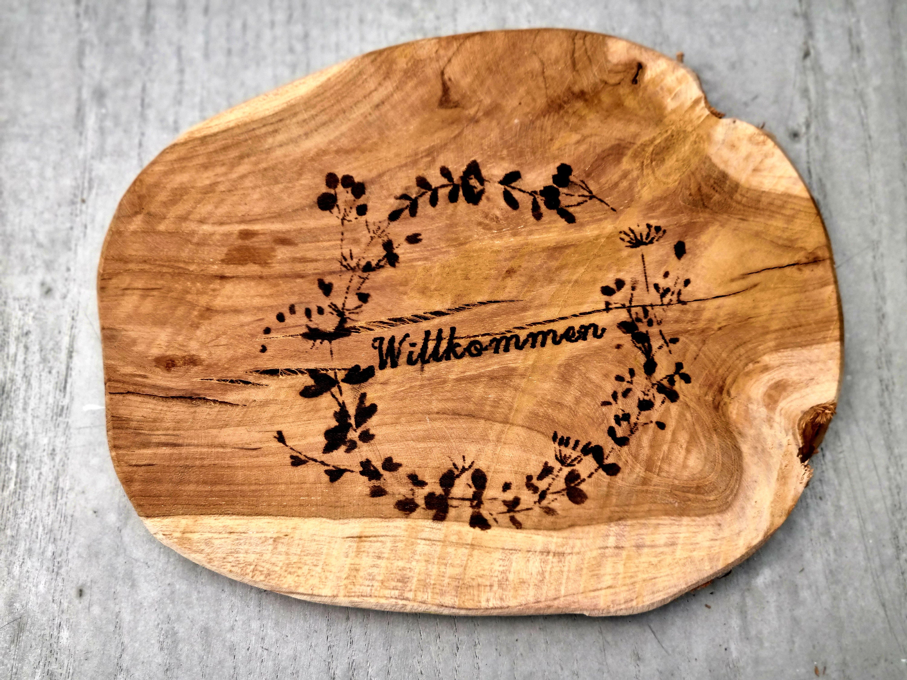 Welcome Sign / Teak Board / Wooden Board - Etsy