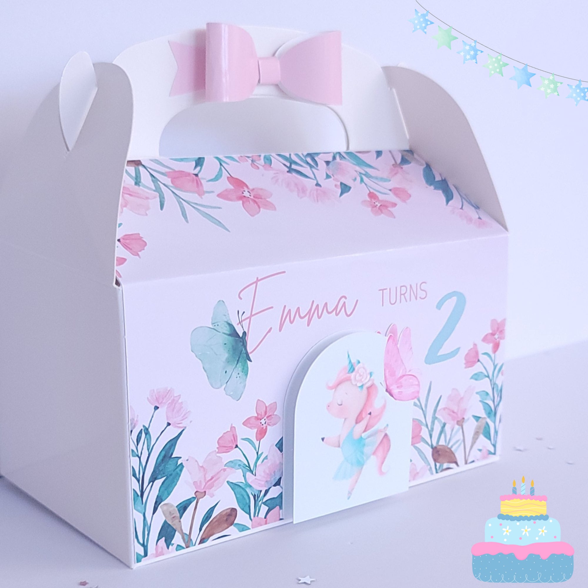 Personalized Party Favor Box, Boxes for Favors, Birthday Supplies ...