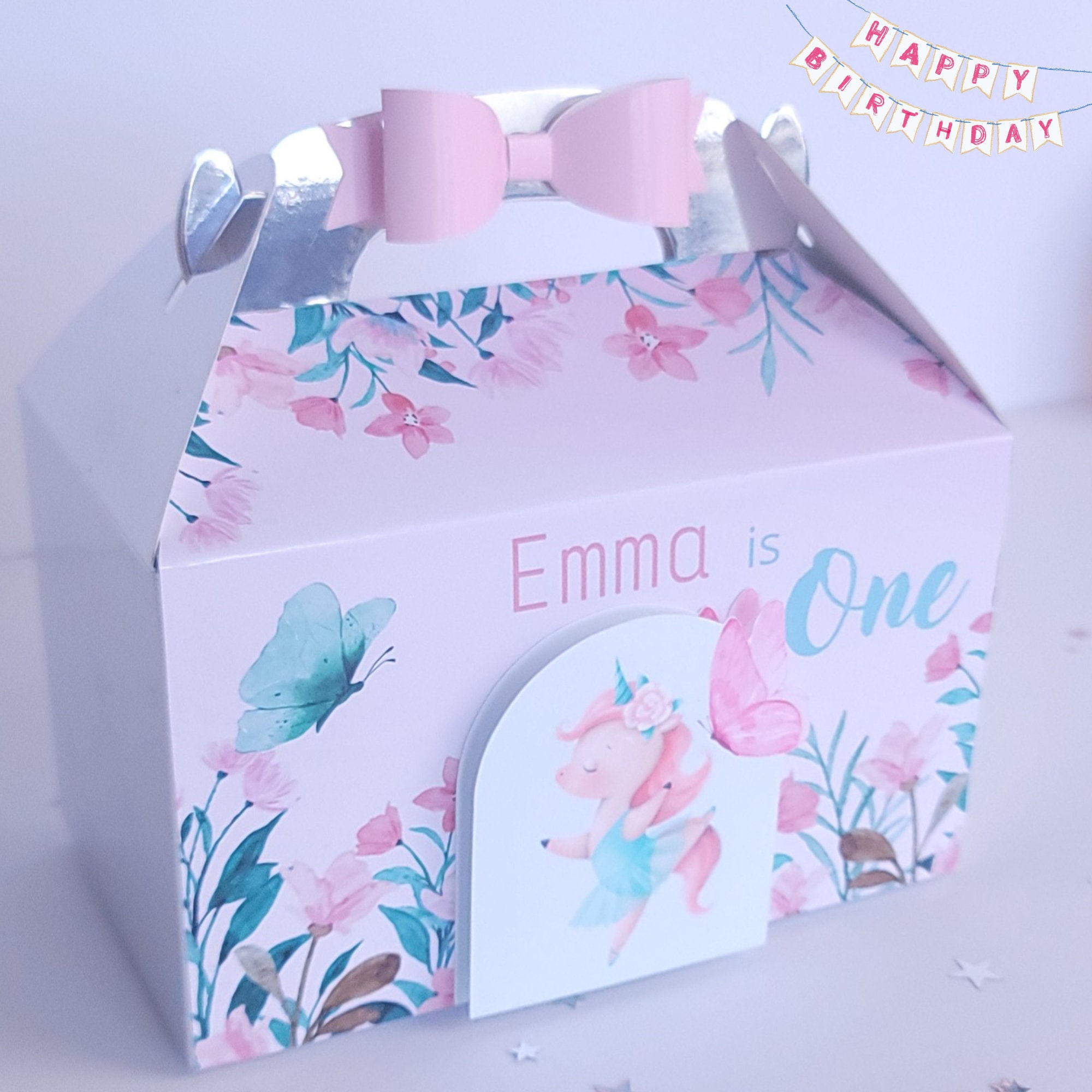 Personalized Party Favor Box, Boxes for Favors, Birthday Supplies ...
