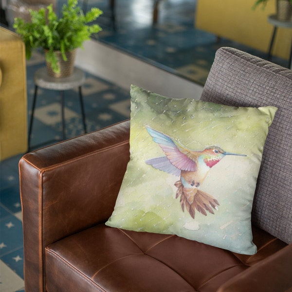Hummingbird Pillow - Etsy