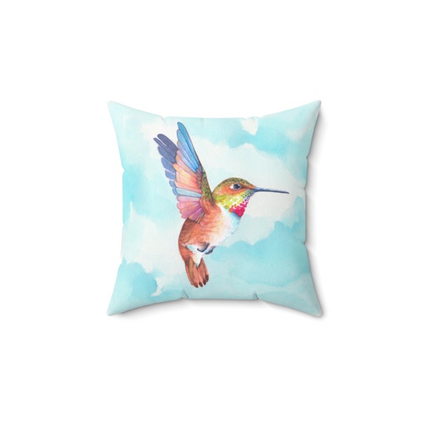 Hummingbird Pillow - Etsy