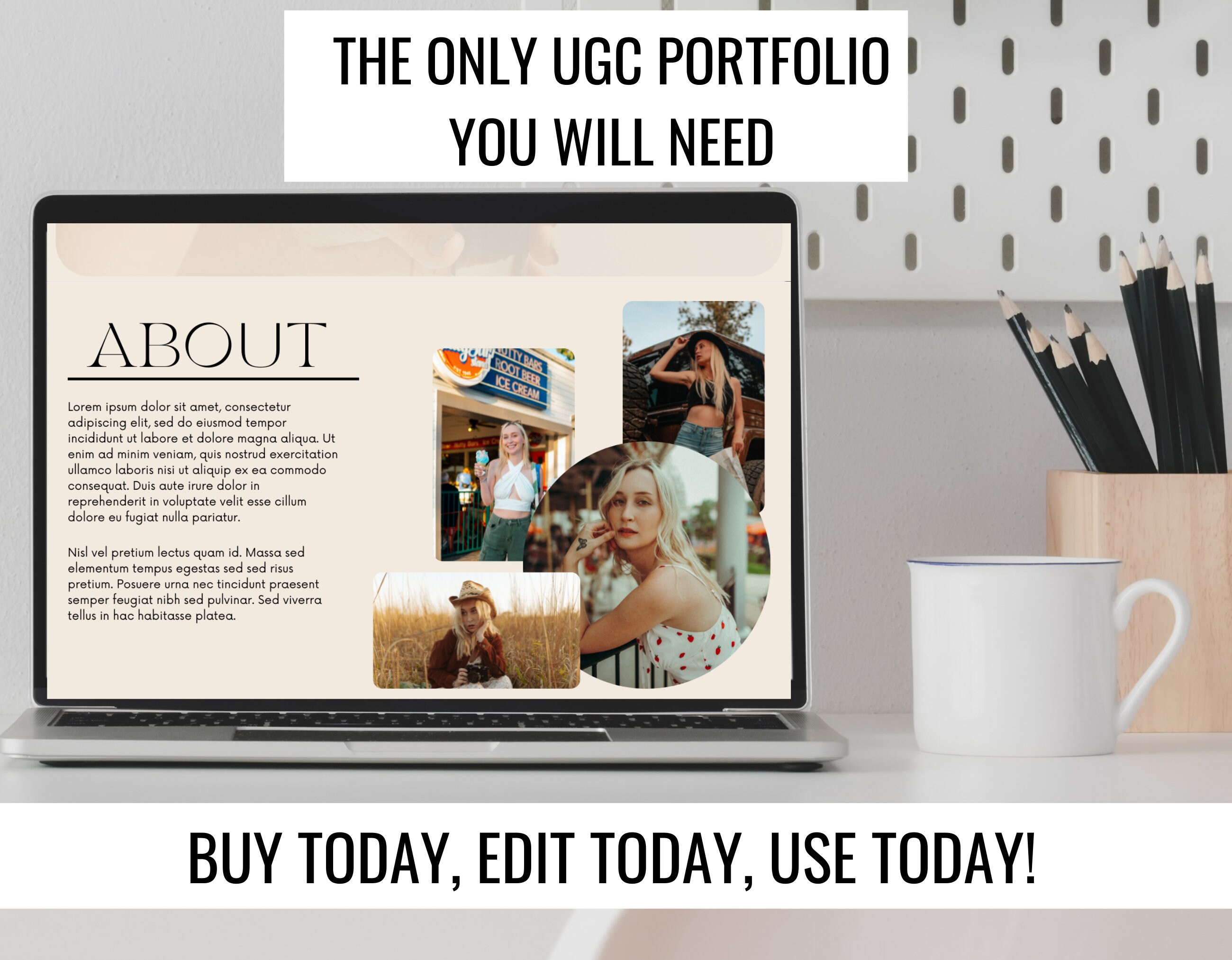 UGC Portfolio, UGC Template, UCG Creator, User Generated Content, Ugc ...
