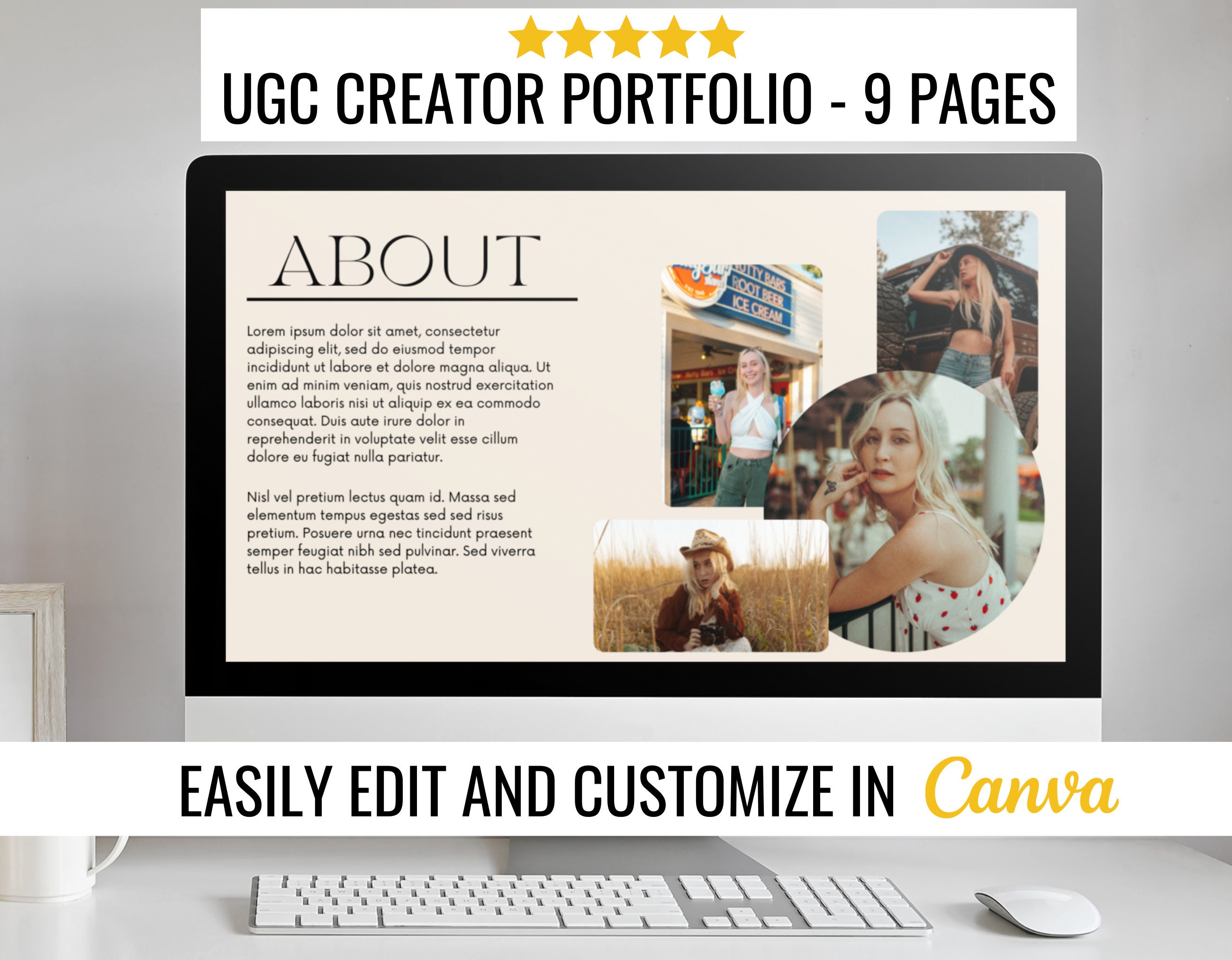 UGC Portfolio, UGC Template, UCG Creator, User Generated Content, Ugc ...