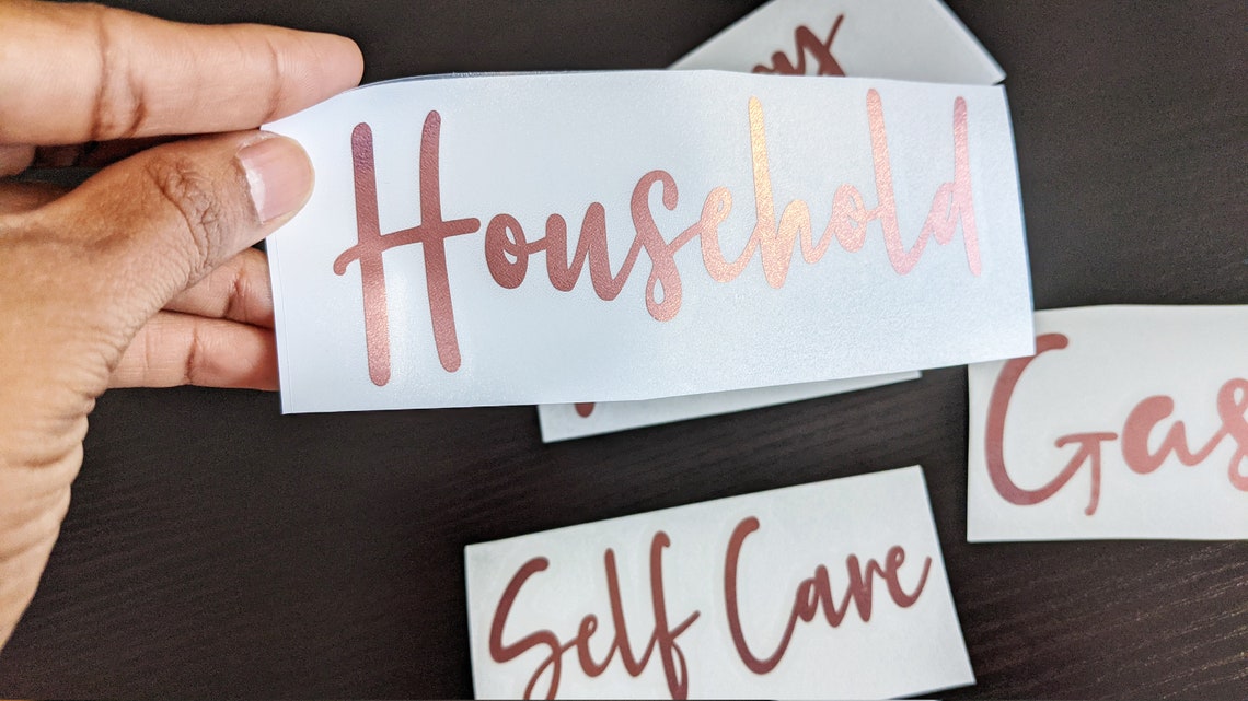 Cash Envelope Labels Custom Budget Planner Binder Labels - Etsy