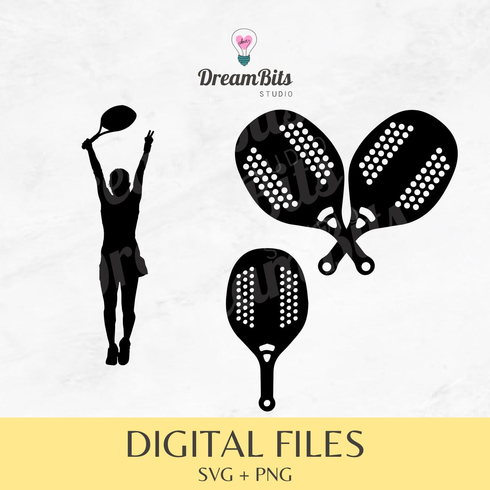 Beach Tennis Racket SVG, Tennis Racket PNG, Beach Tennis Racket Cut ...