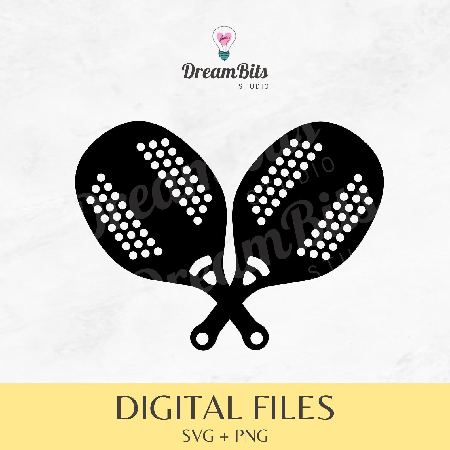 Beach Tennis Racket SVG, Tennis Racket PNG, Beach Tennis Racket Cut ...