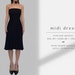 Tube Dress Set: Midi, Mini Dress PDF Sewing Pattern | Easy, Beginner ...