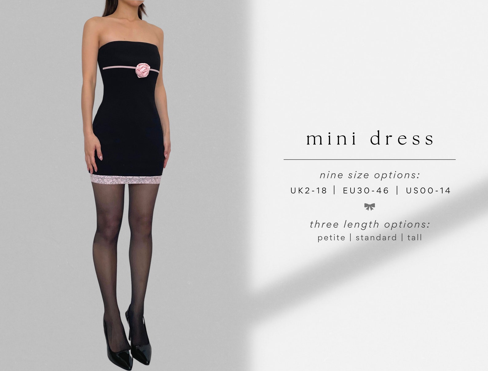 Tube Dress Set: Midi, Mini Dress PDF Sewing Pattern | Easy, Beginner ...