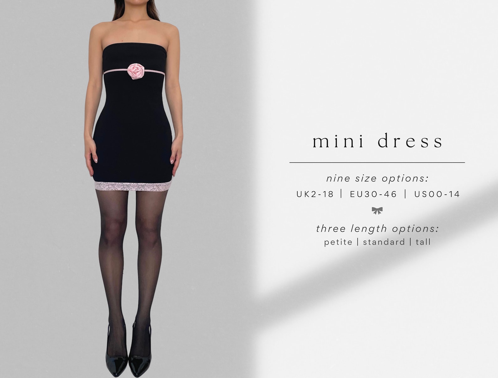 Tube Dress Set: Midi, Mini Dress PDF Sewing Pattern Easy, Beginner ...