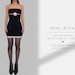 Tube Dress Set: Midi, Mini Dress PDF Sewing Pattern | Easy, Beginner ...