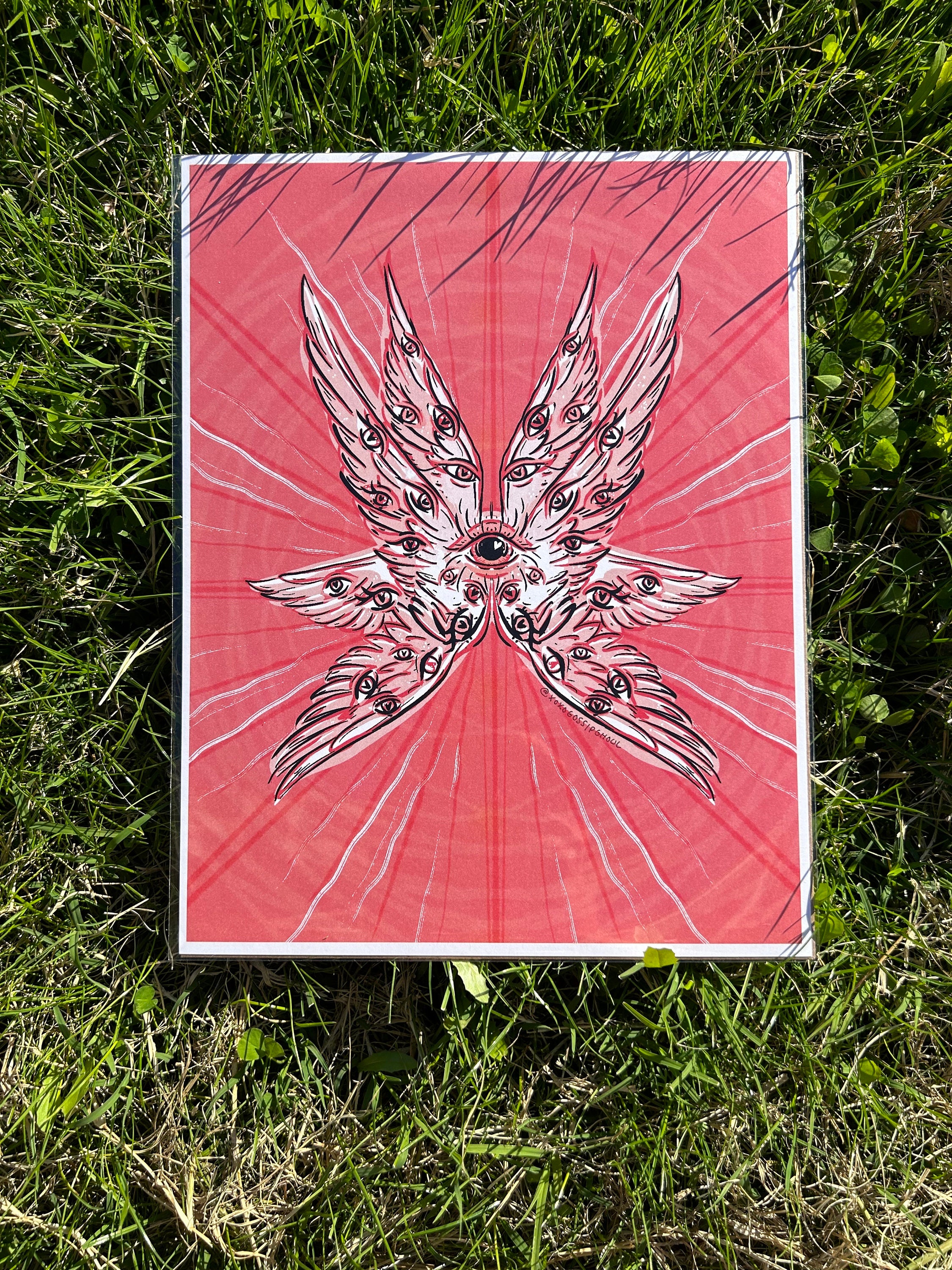 Seraphim Biblically Accurate Angel Digital Illustartion Art Print - Etsy