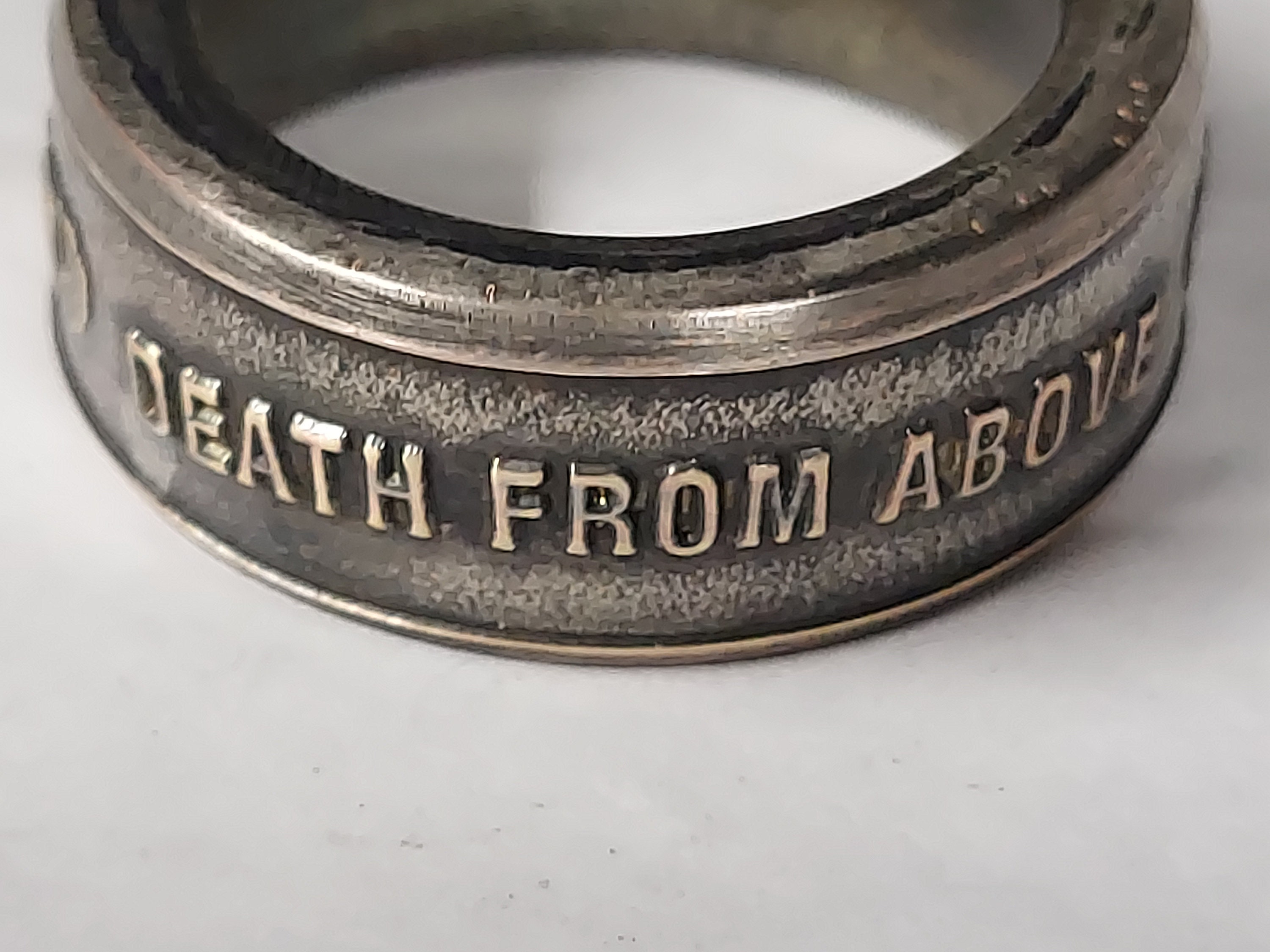 Airborne All the Way Challenge Coin Ring - Etsy