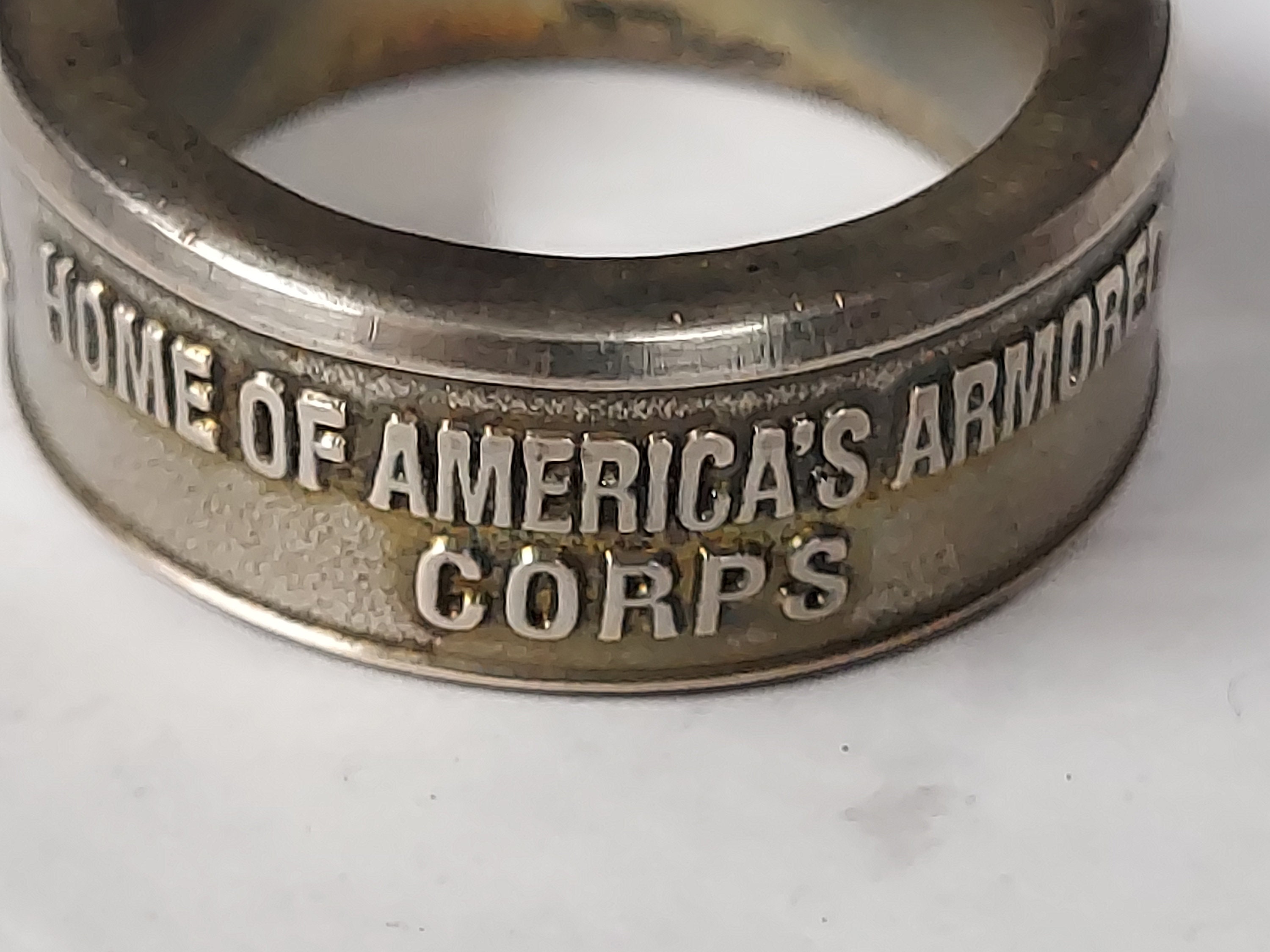 Fort Hood Challenge Coin Ring - Etsy