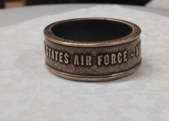 United States Air Force Challenge Coin Ring Aim - Etsy