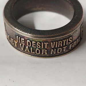 US Army, Rakkasans Challenge Coin Ring. Misspelling on Virtus Discount ...