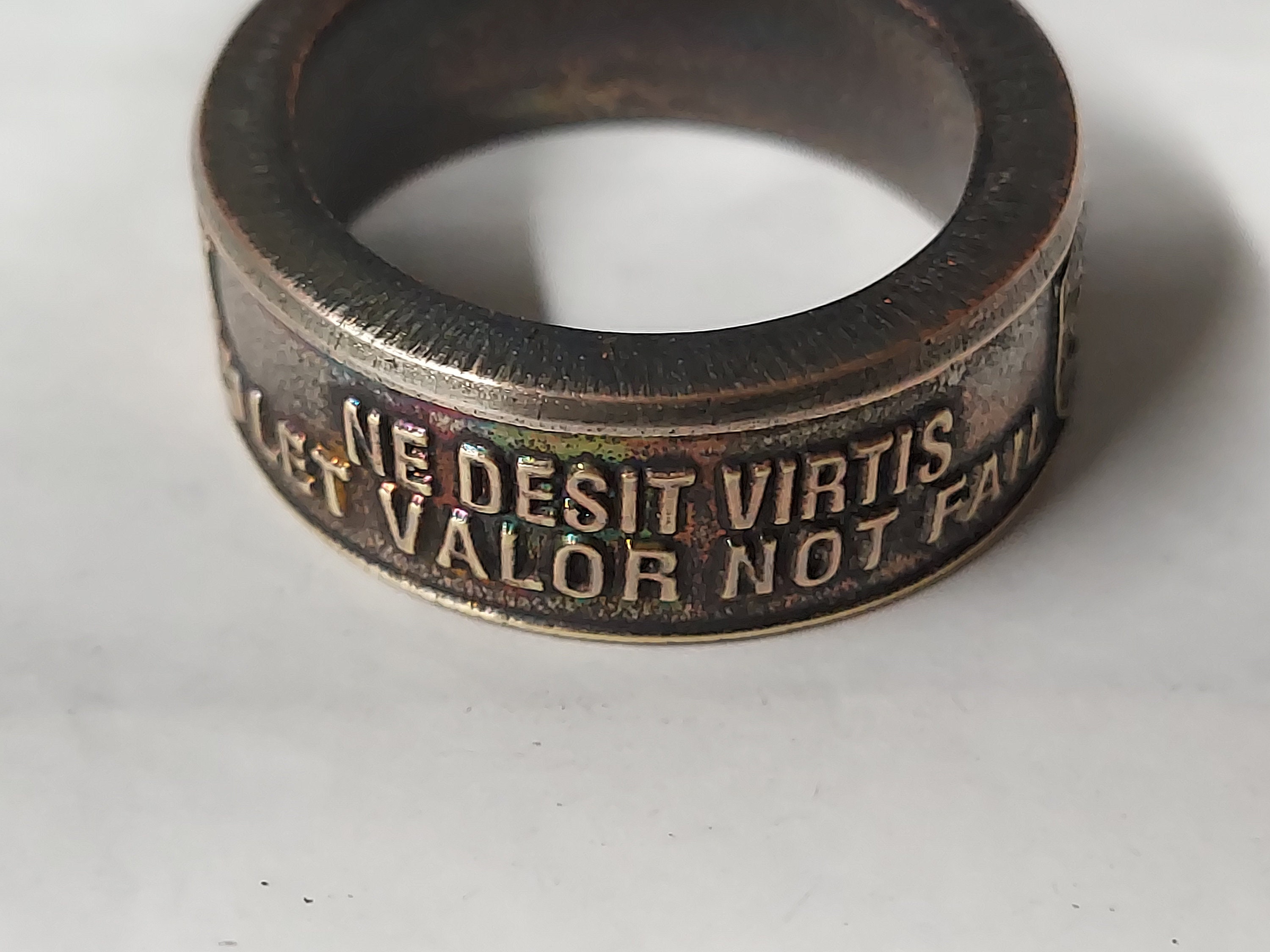 US Army, Rakkasans Challenge Coin Ring. Misspelling on Virtus Discount ...