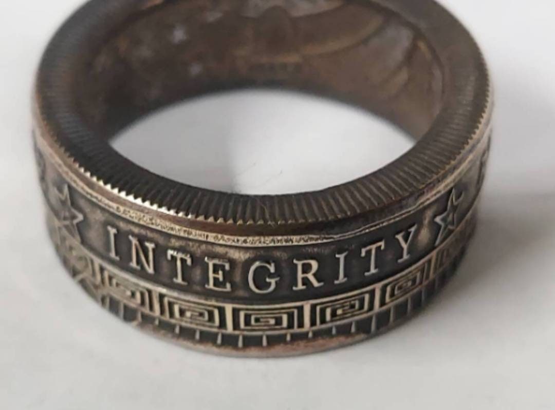 Police Challenge Coin Ring - Etsy