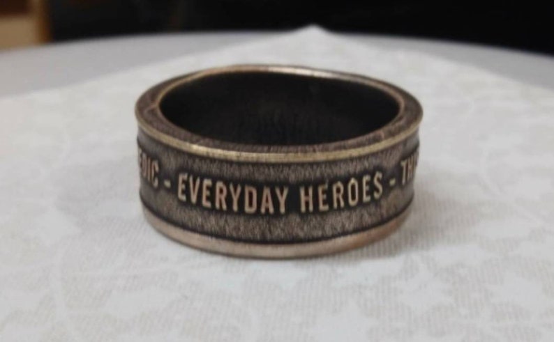 Ems, Emt, Paramedic, Challenge Coin Ring - Etsy