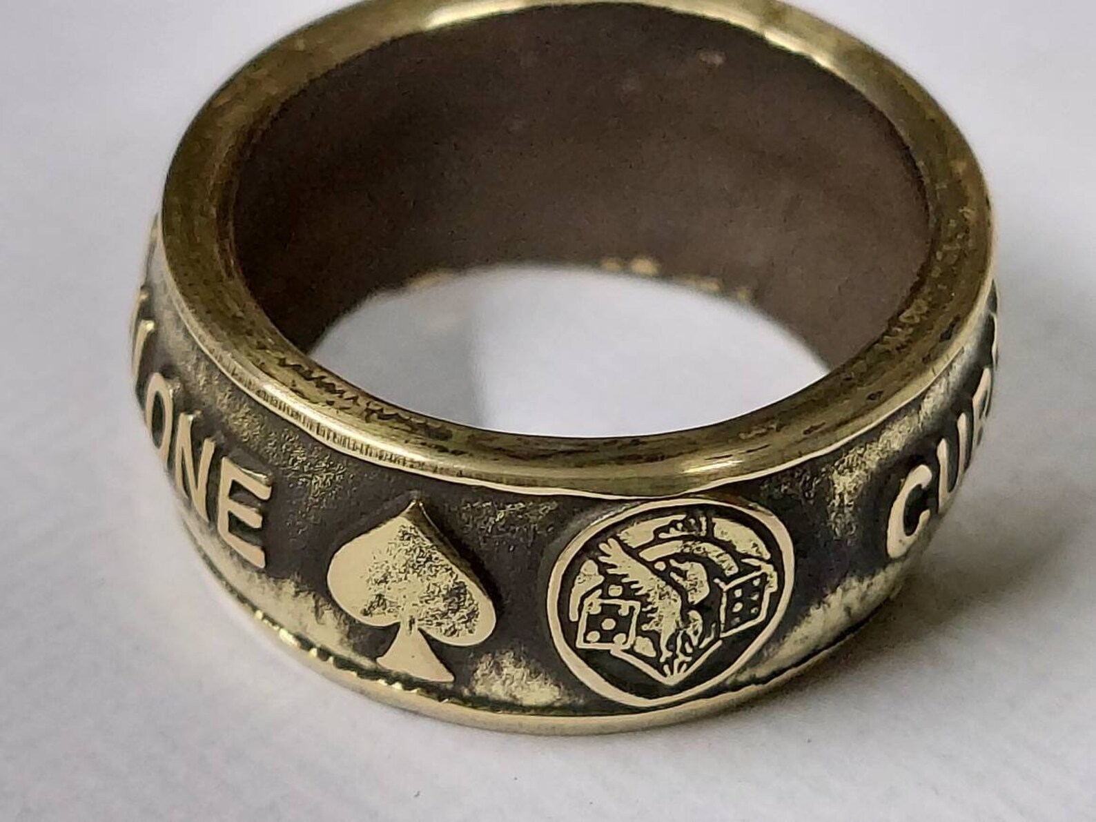 506th Currahee Challenge Coin Ring "stands Alone" - Etsy