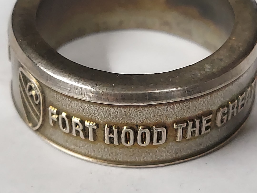 Fort Hood Challenge Coin Ring - Etsy