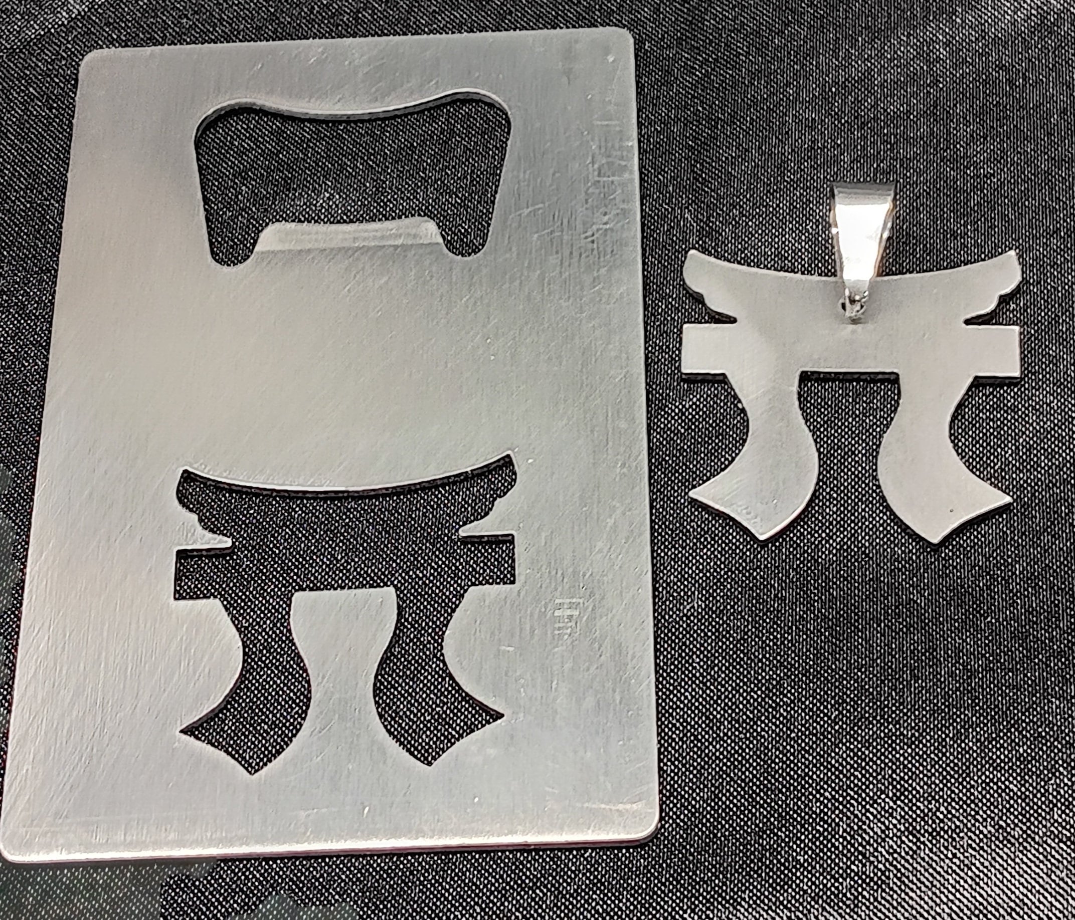 Hand Cut Thick Stainless Steel Rakkasan Torii Bottle Openers With ...