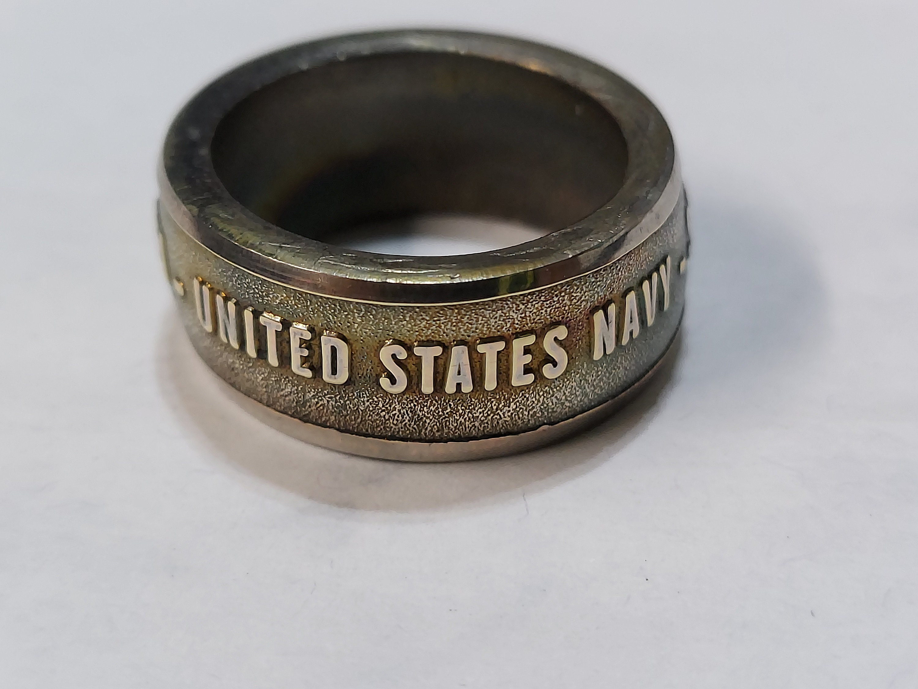 United States Navy Challenge Coin Ring - Etsy
