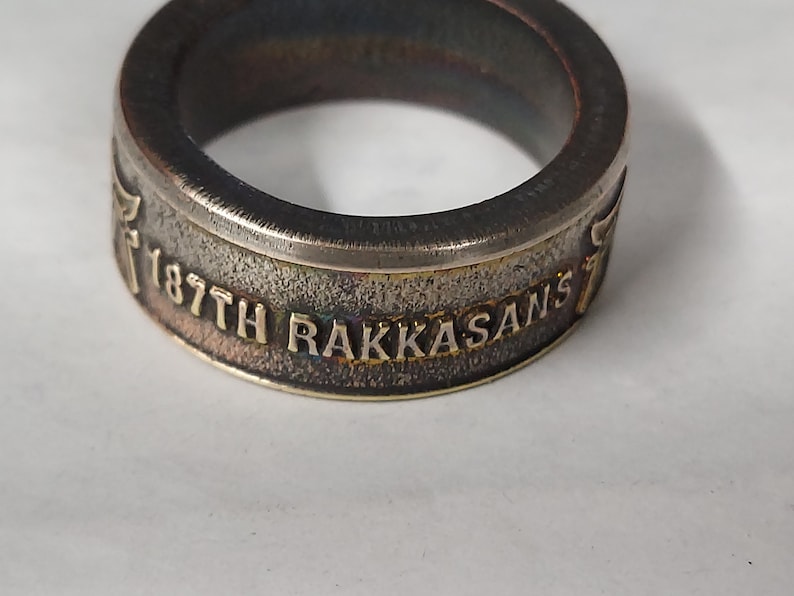US Army, Rakkasans Challenge Coin Ring. Misspelling on Virtus Discount ...