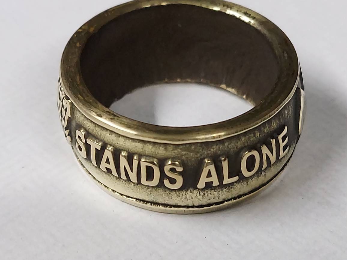 506th Currahee Challenge Coin Ring stands Alone - Etsy