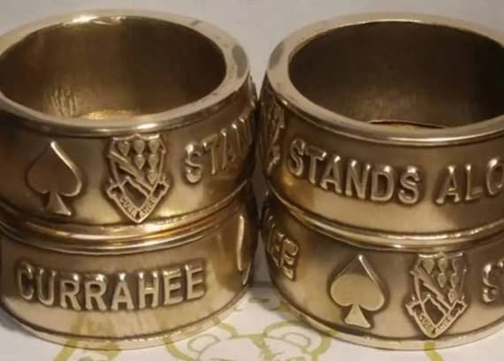 506th Currahee Challenge Coin Ring stands Alone - Etsy
