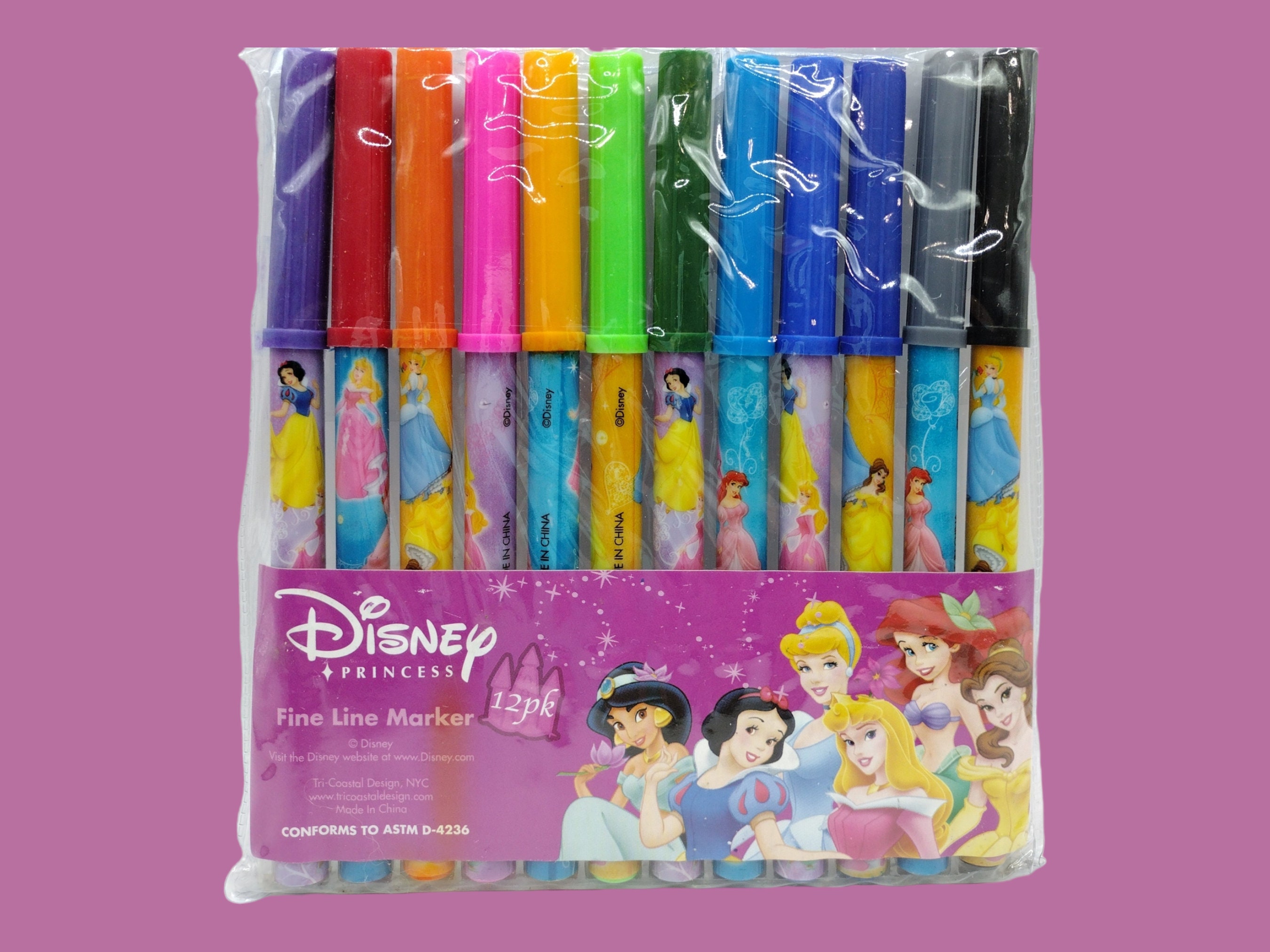 Vintage Collectible Disney Princess Set of 12 Markers. Snow - Etsy