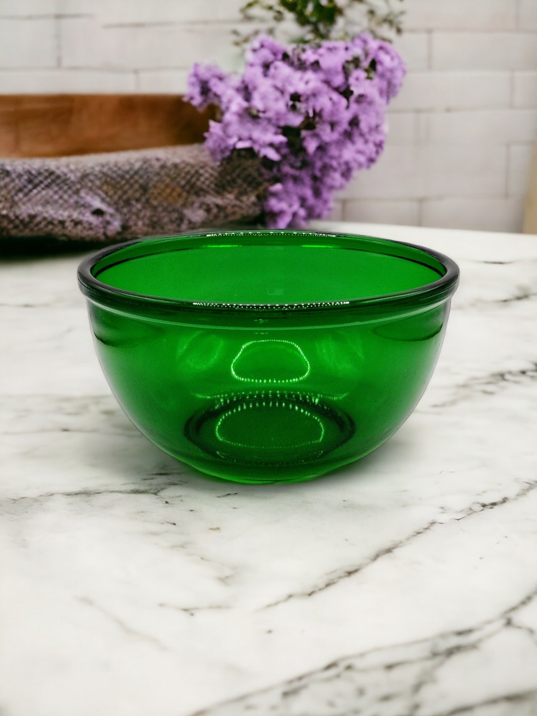 Forest Green Mini Mixing Bowl. Prep Bowl. Vintage Dinnerware. - Etsy