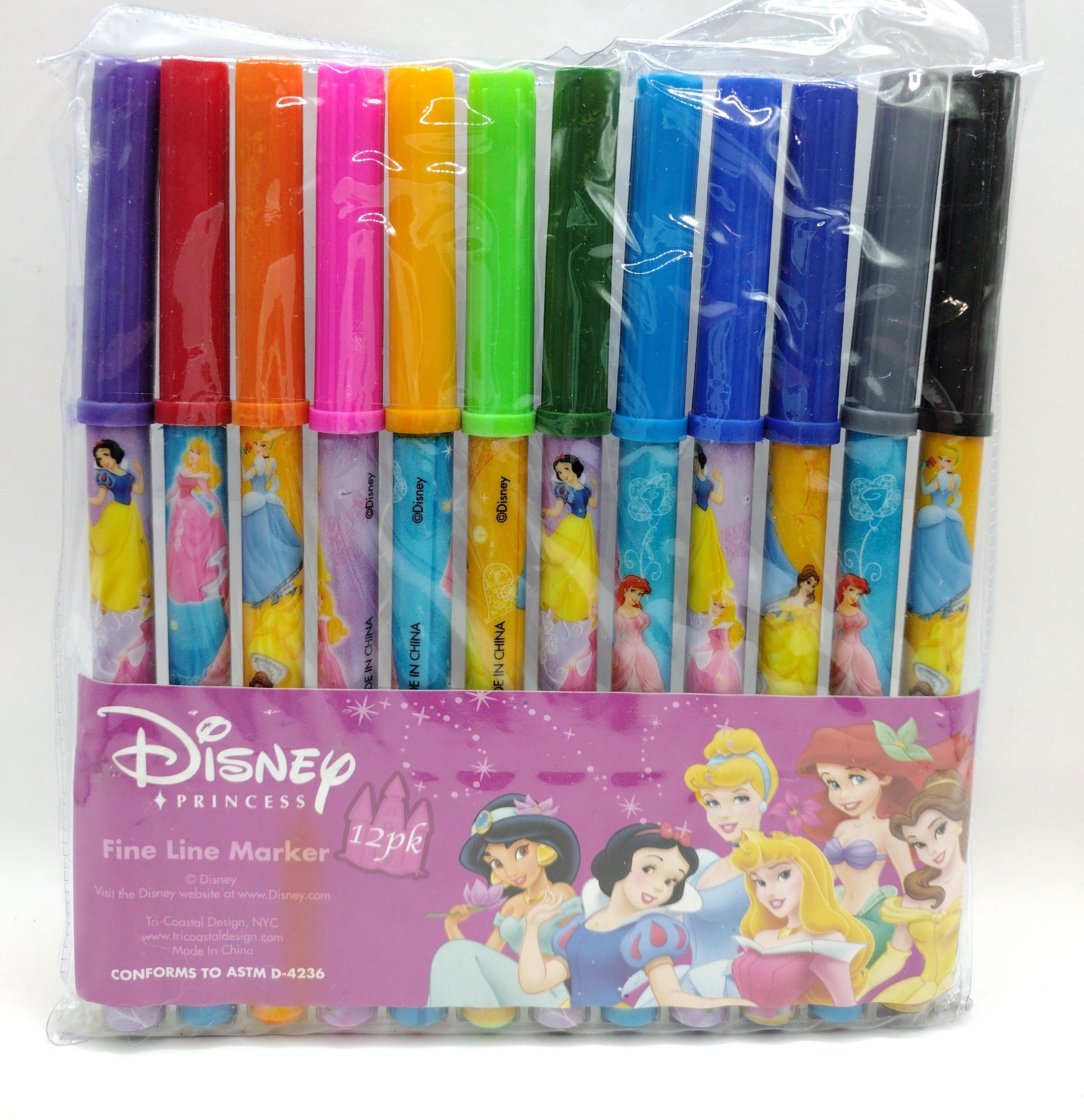 Vintage Collectible Disney Princess Set of 12 Markers. Snow - Etsy
