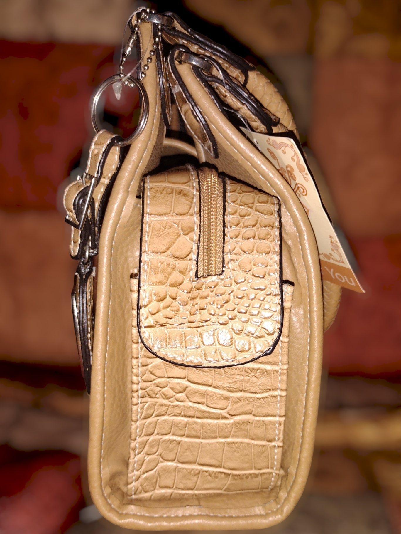 Vintage Purse Retro Handbag by Rosetti With Keychain. Vinyl. New With ...