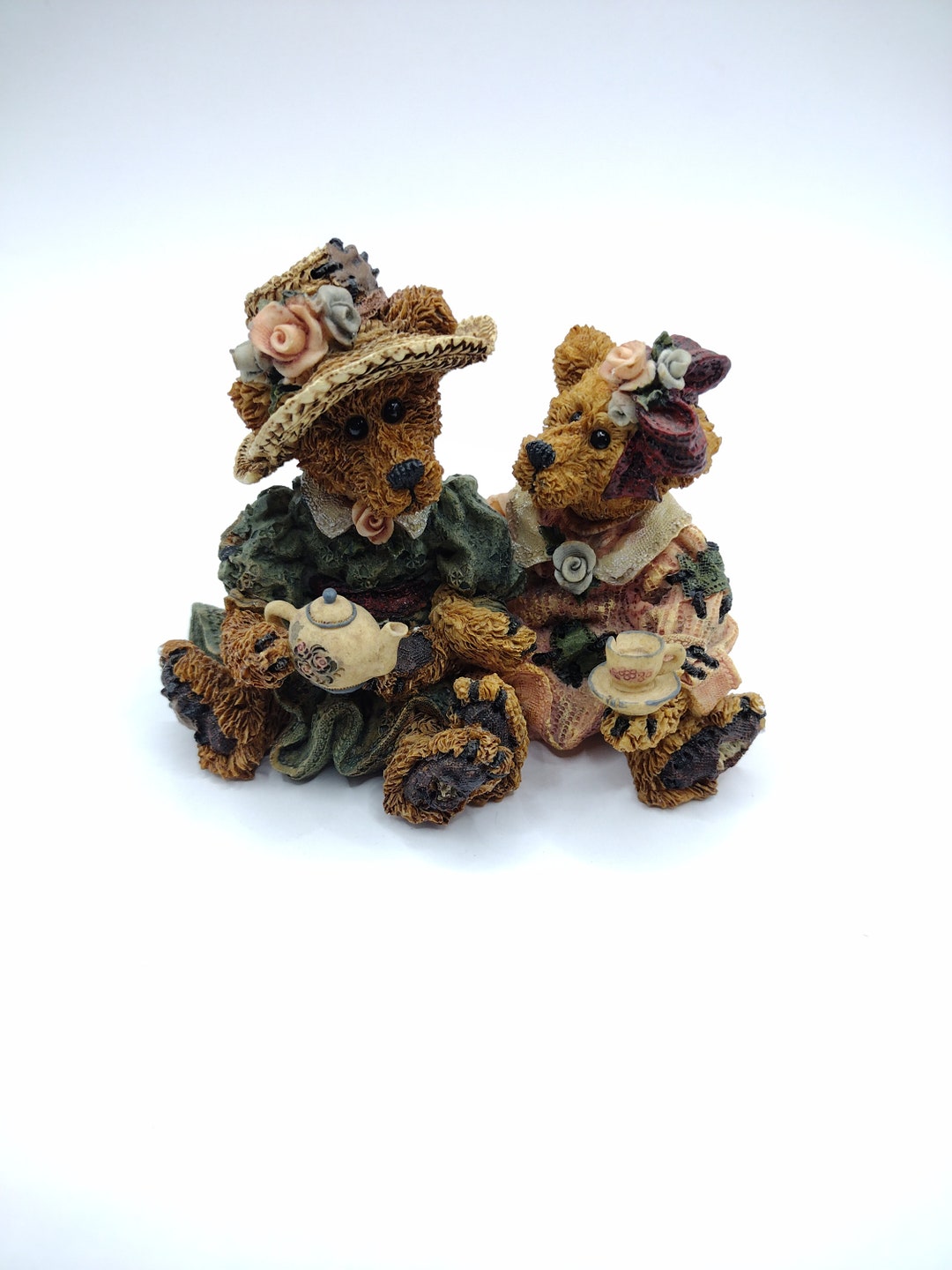 Boyds Bears Resin Figurine Emma and Bailey Afternoon Tea. Boyds ...