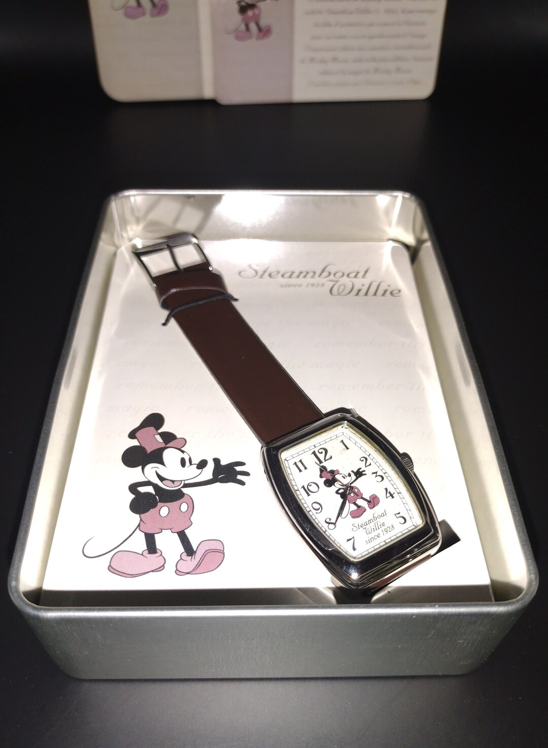Disney Lover Gift Mickey Mouse Steamboat Willie Watch. Disney ...