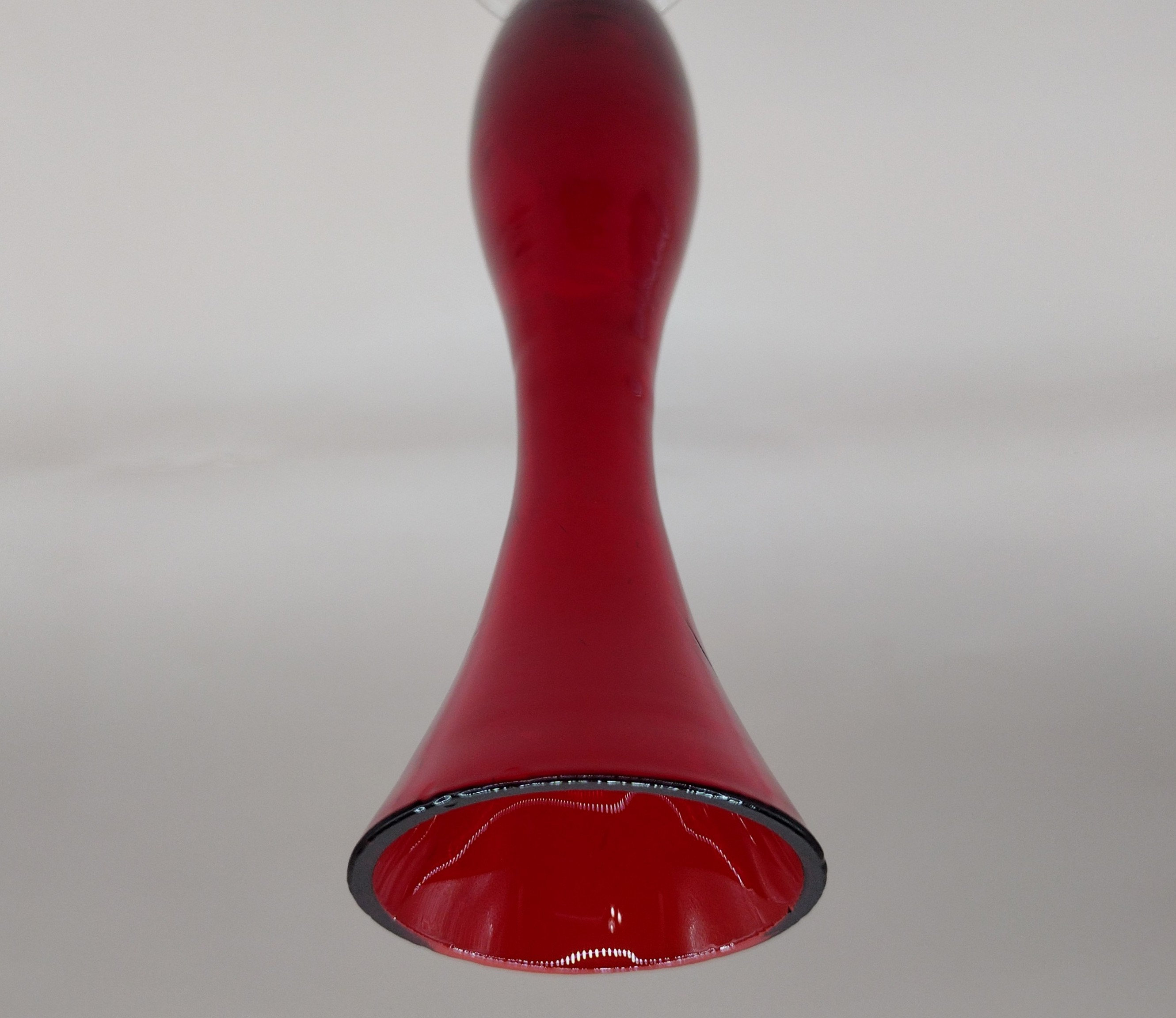 Vintage Bud Vase Red Glass Bathroom Decor Colored Vase Gift - Etsy