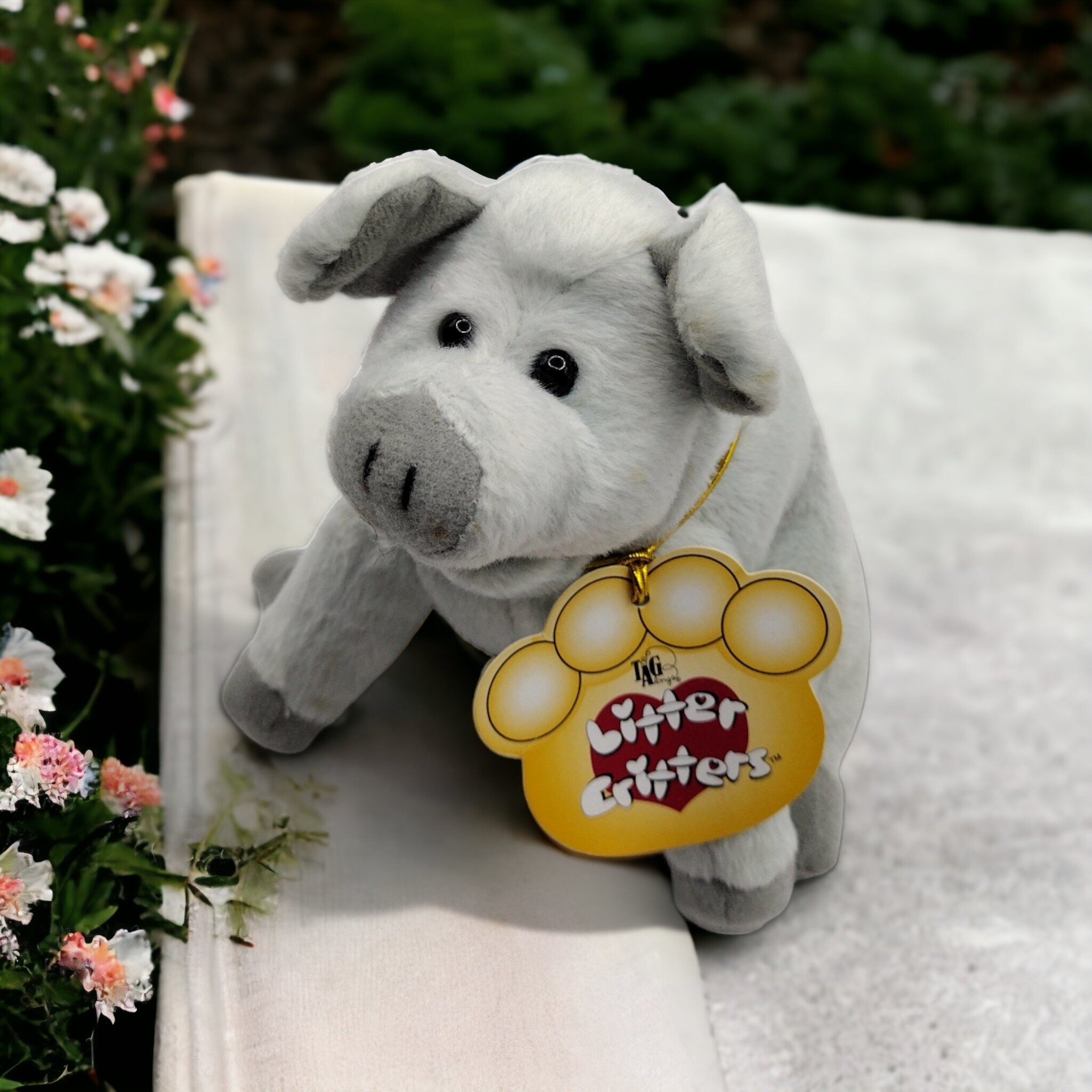 Vintage Collectible Rare Stuffed Animal Plush Pig. Litter Critter. Like ...