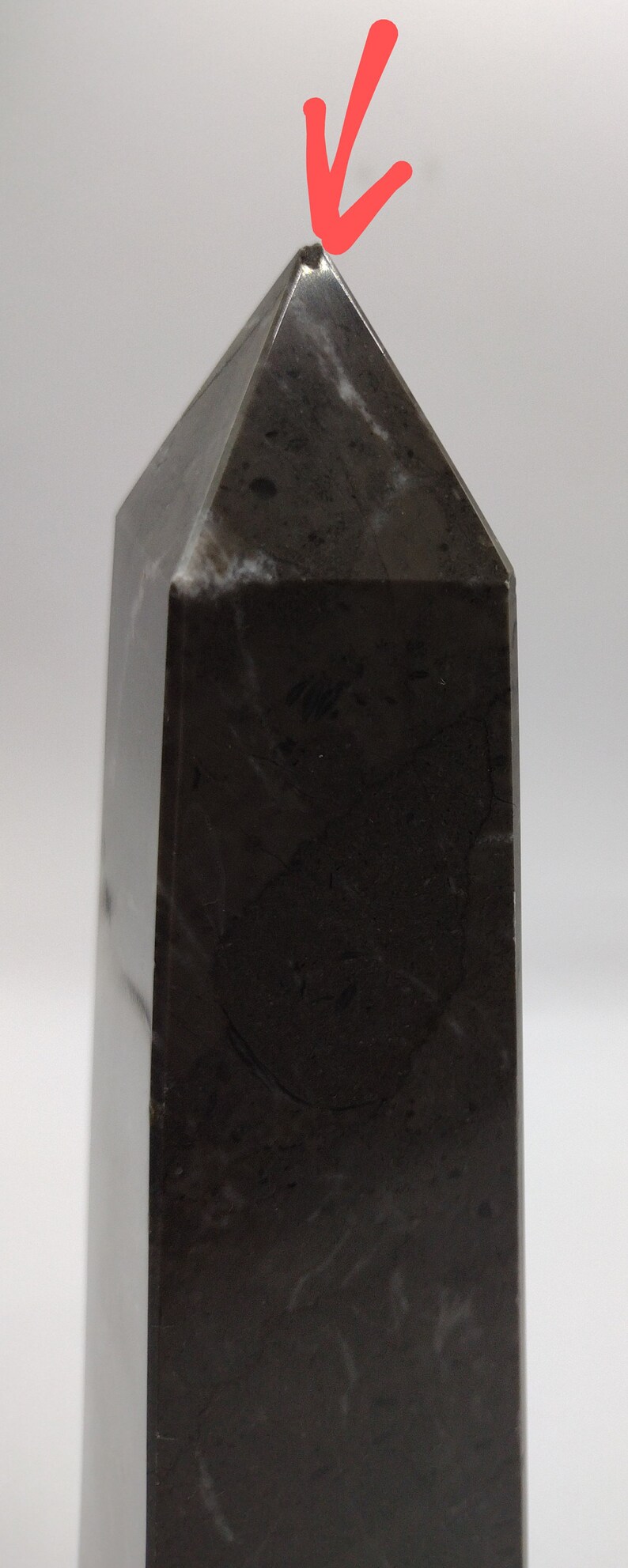 Home Decor Office Desk Decor Marble Obelisk Marble Tower Paper - Etsy