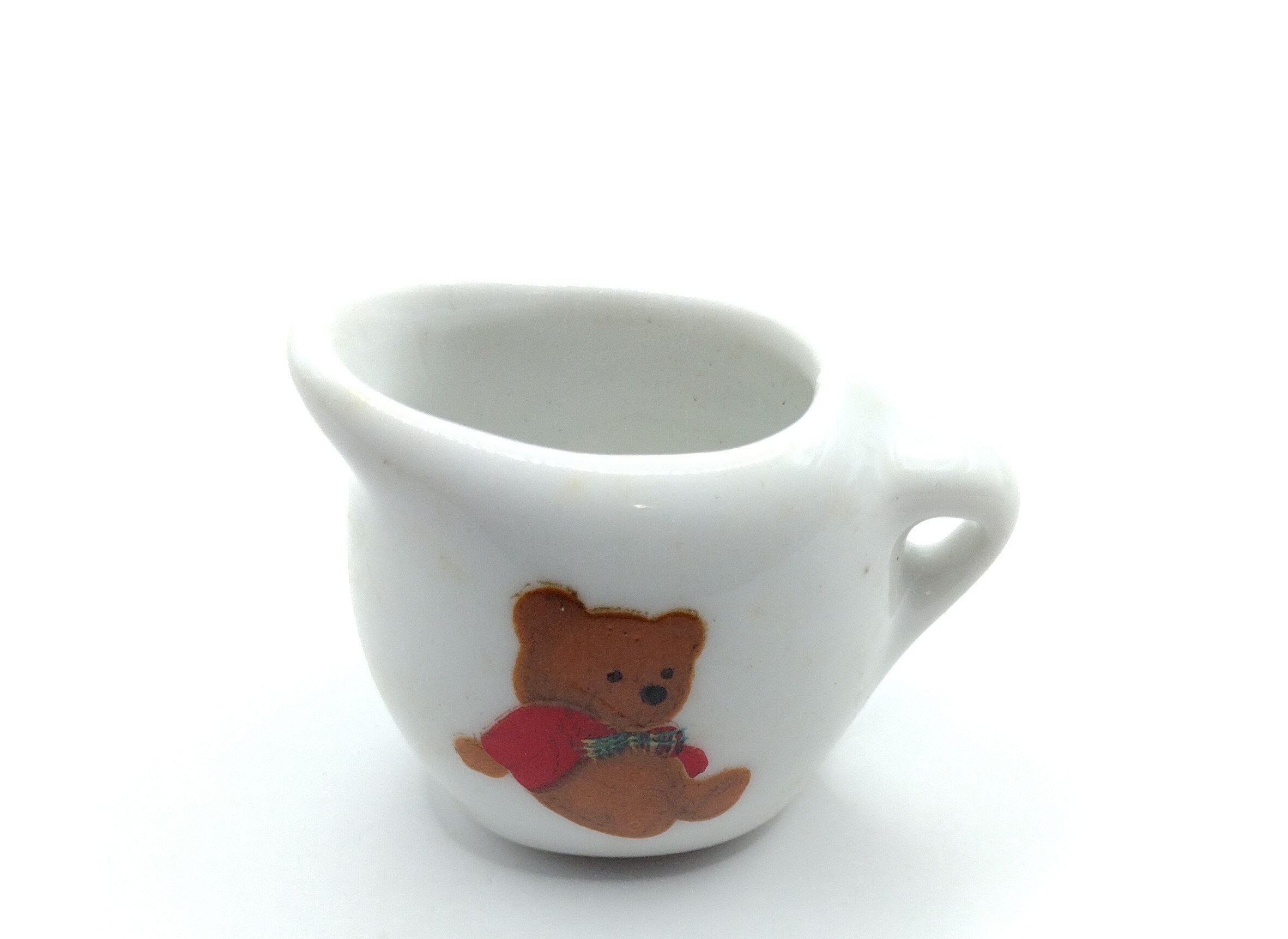 Dollhouse Miniature Vintage Teddy Bear Tea Set. Garden Party - Etsy