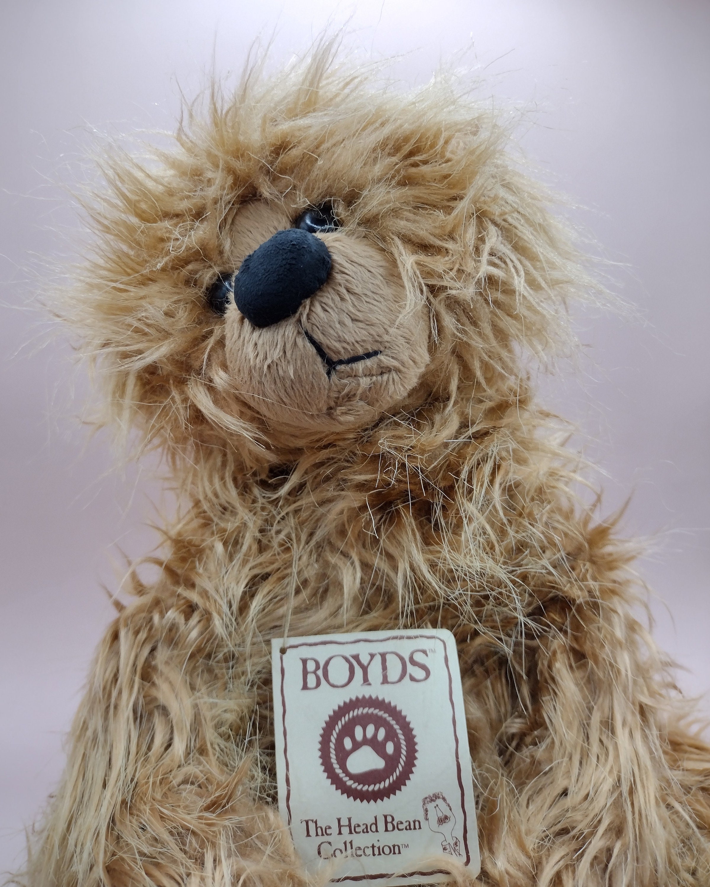 Vintage Collectible Boyds Bears Elmer Owen. Plush Toy. Head Bean ...