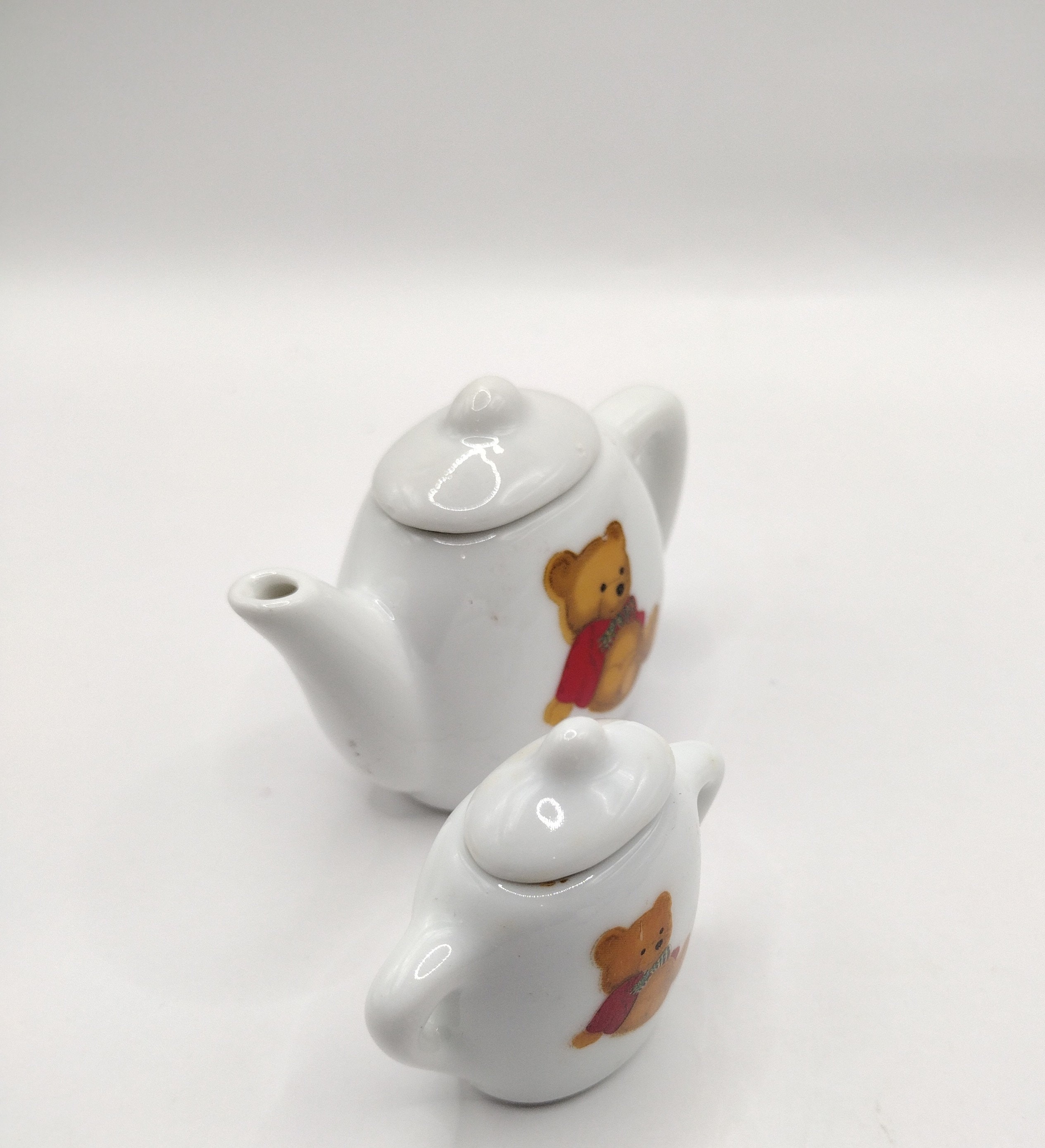 Dollhouse Miniature Vintage Teddy Bear Tea Set. Garden Party - Etsy