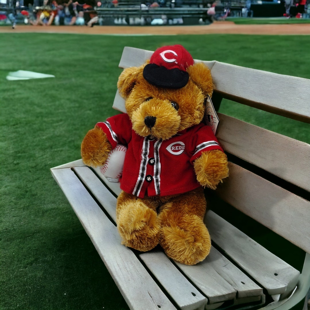 Vintage Collectible Cincinnati Reds Baseball Sports Teddy Bear. Bear ...